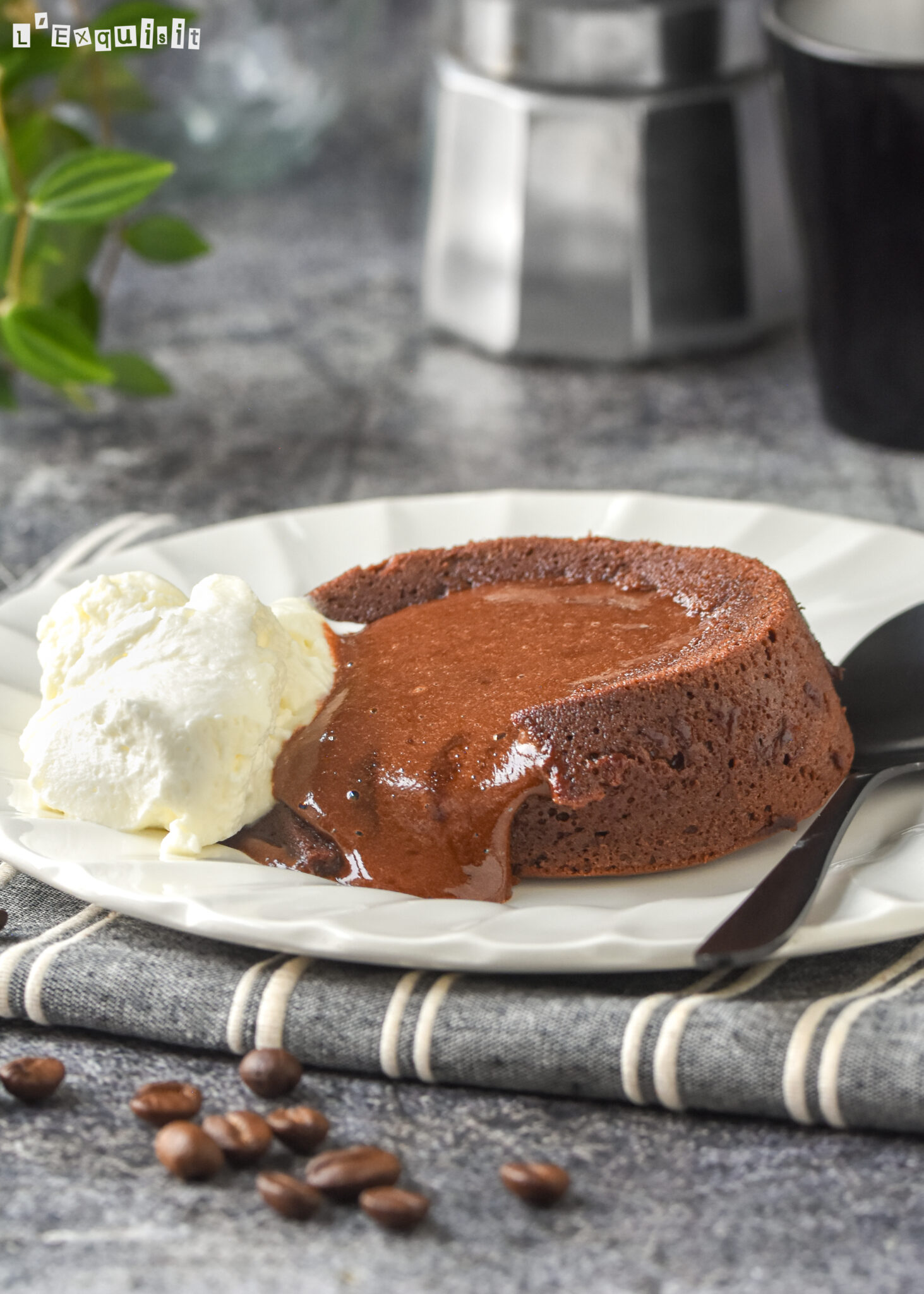 Coulant de chocolate y café {con y sin gluten} - L´Exquisit