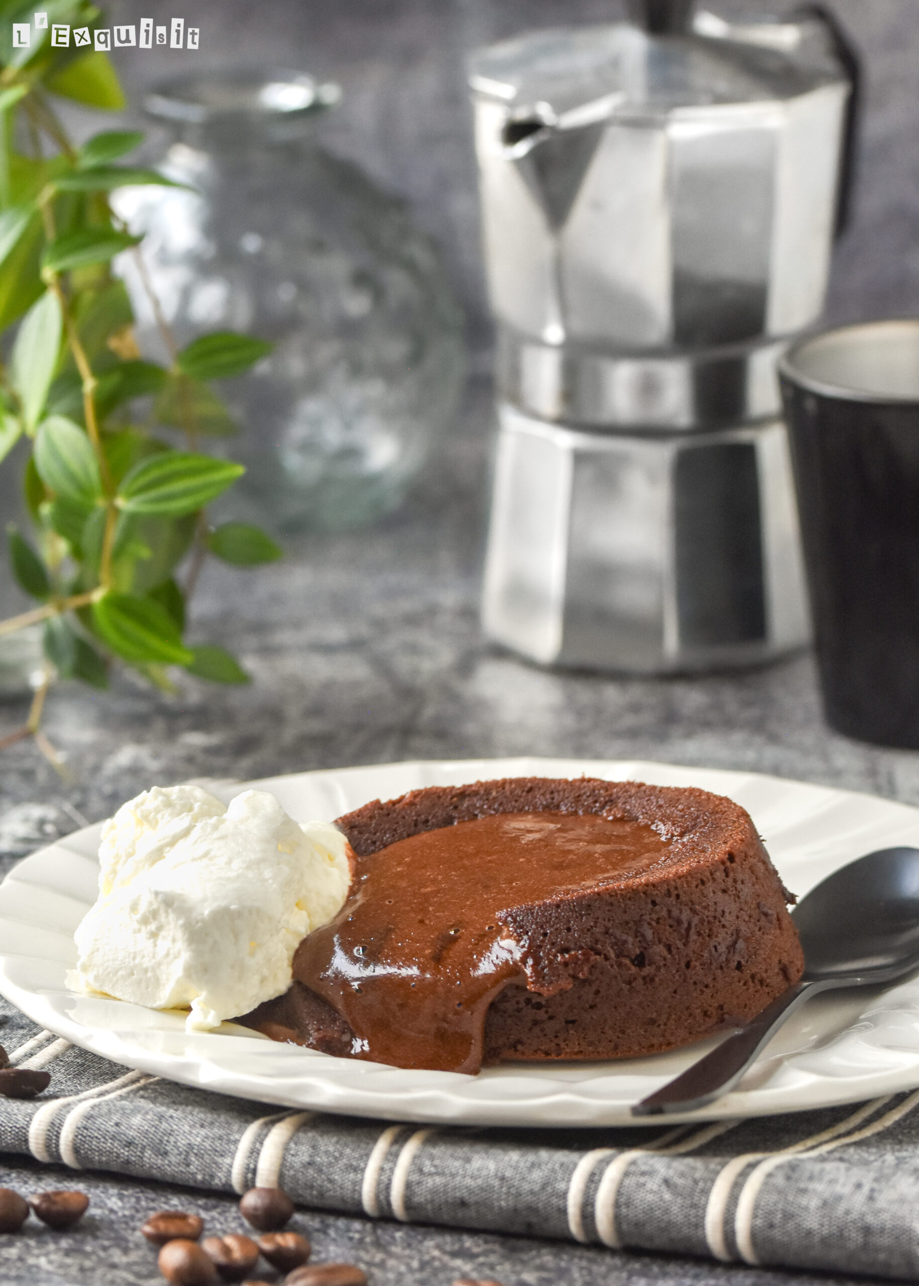 Coulant de chocolate y café {con y sin gluten} - L´Exquisit